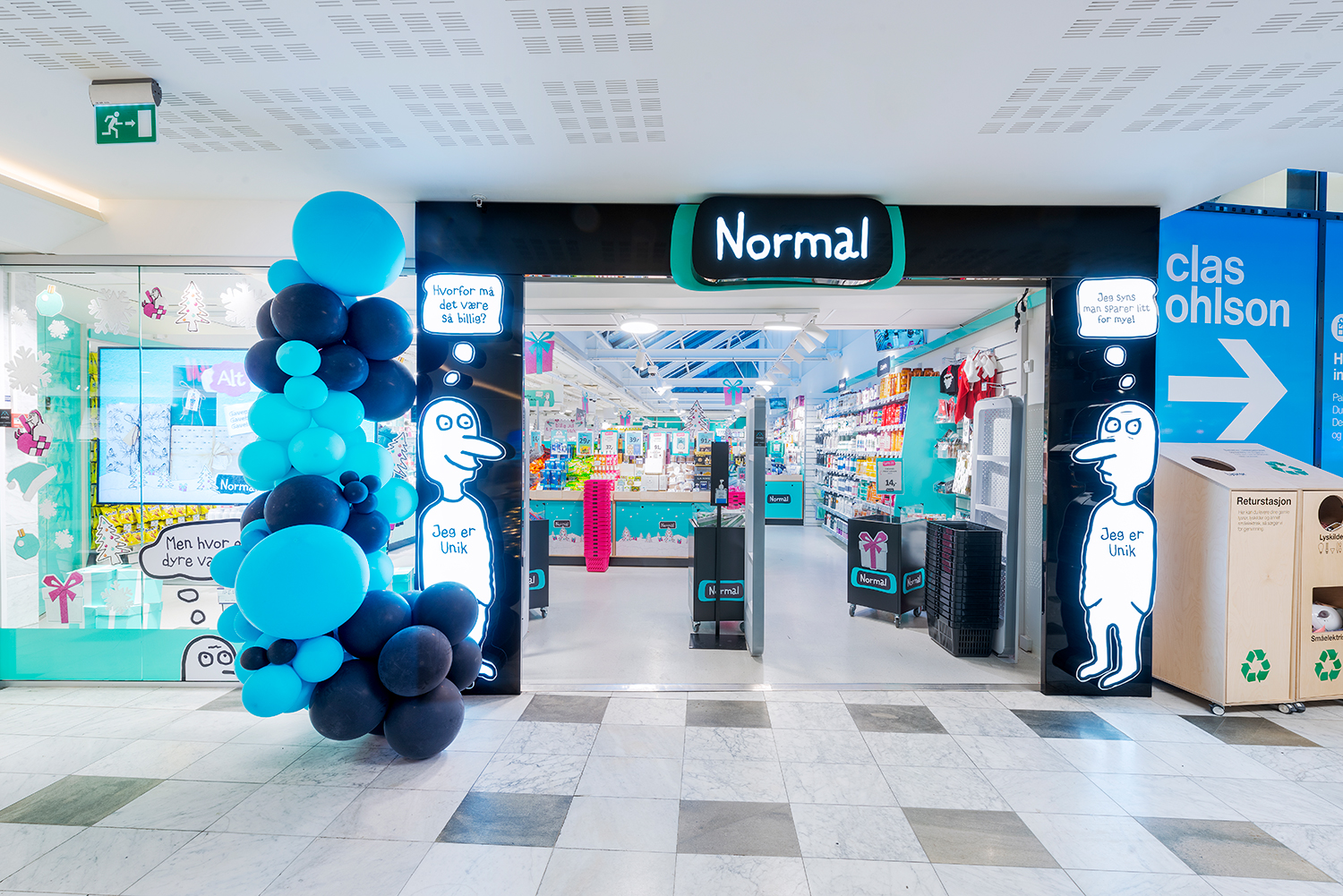 Normale varer til unormale priser hos NORMAL på Trondheim torg